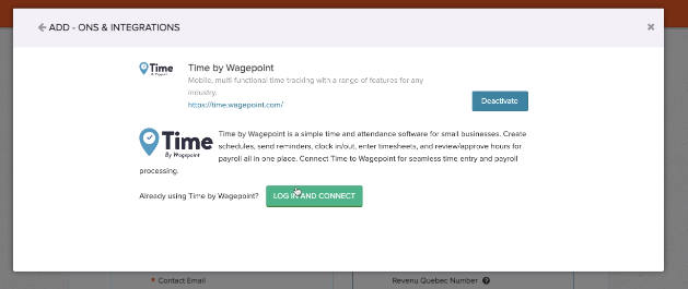 Wagepoint 1.0 – Timesheet Mobile